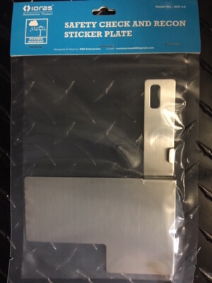 Hawaii State Safety Check Bracket with Recon Left | eBay