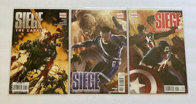 Siege #1 The Cabal Secret Warriors & Captain America (Marvel Comic Book ...