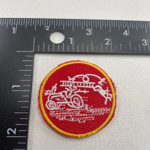 Cut From Larger Patch FIREFIGHTER Theme Small Patch 81D2 | eBay