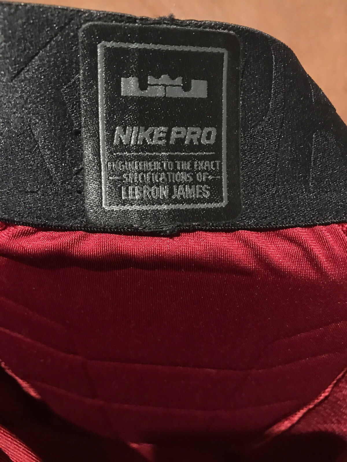 NIKE PRO CUSTOM HYPERSTRONG NBA LEBRON JAMES ATHLETE COMPRESSION PADDED ...