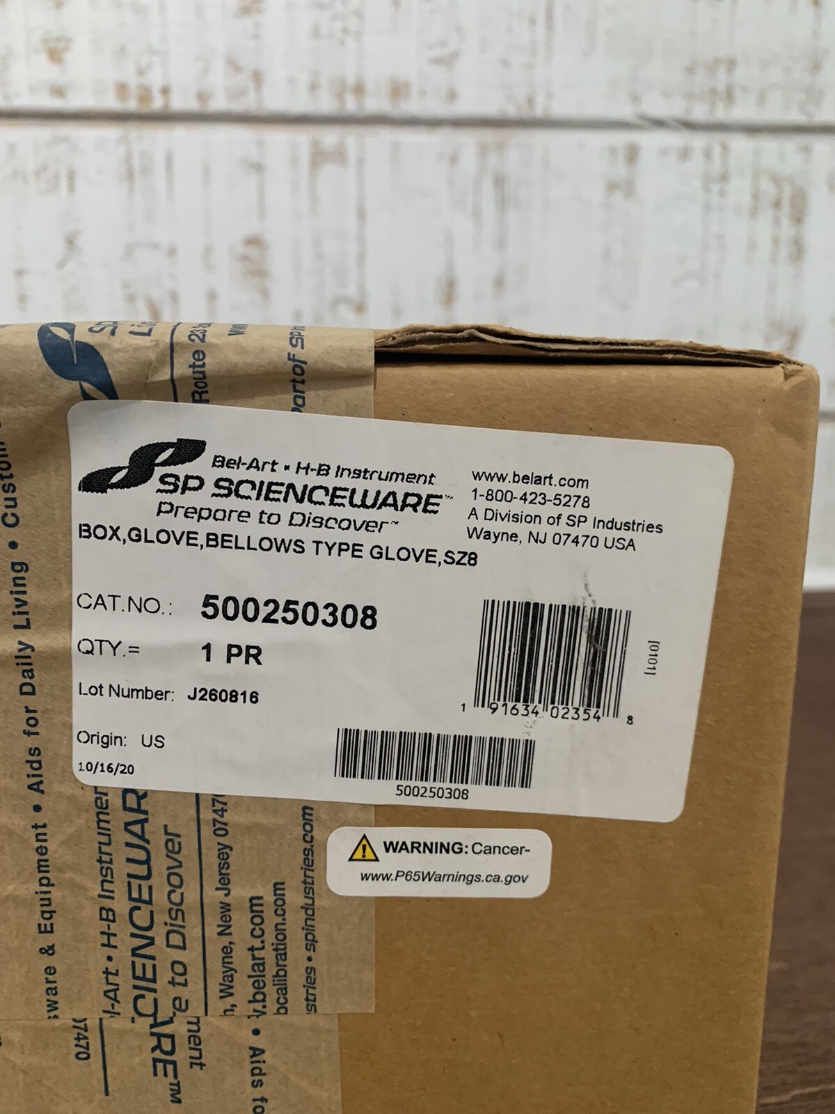 SP Bel-Art Products 50025-0310 Glove Box Bellow Type Gloves Size 10 ...