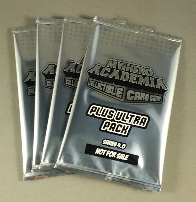 MY HERO ACADEMIA PLUS ULTRA PACK SERIES 4.0 x4 Packs CCG - MHA | eBay