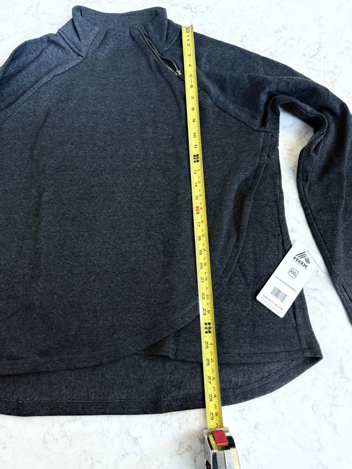 RBX Plus Prime Ready To Roll Fleece Zip Mock Neck Pullover NWT ...