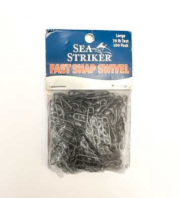 Sea Striker Fast Snap Swivel Large 100 Pack 70lb - Quick Fast Links | eBay