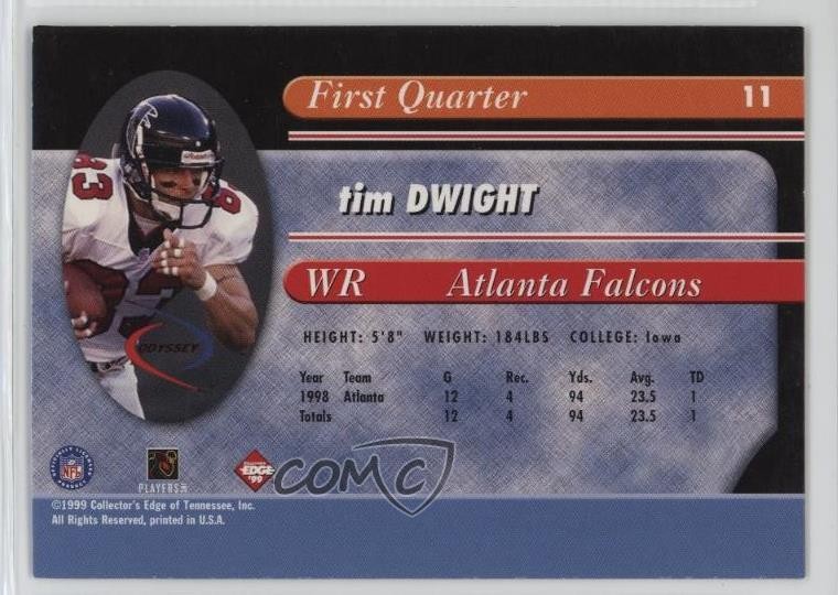 1999 Collector's Edge Odyssey Tim Dwight #11 | eBay