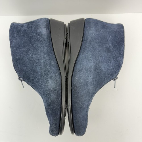 Aerosoles size 9W Women's Blue Suede Leather Allowance Sporty Wedge ...