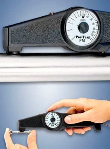 DeFelsko PosiTest FM Magnetic Pull-Off Coating Thickness Gage, 0-80 ...
