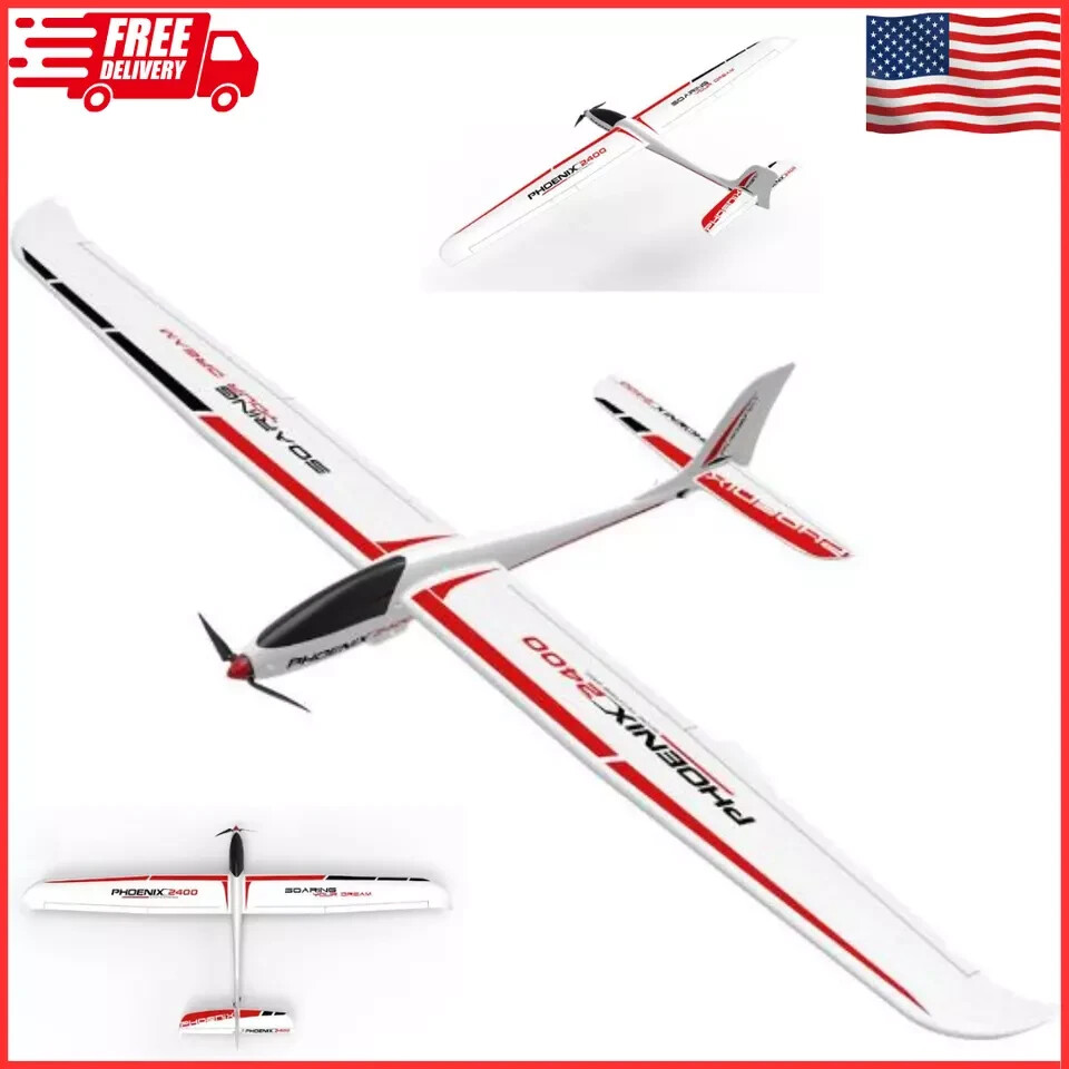 VolantexRC 759-3 Phoenix 2400 2400mm Wingspan RC Glider Airplane ...
