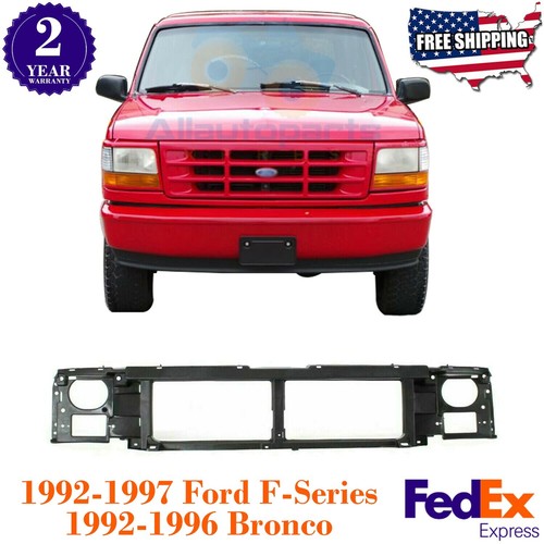 Grille Mounting Header Panel For 1992-1997 Ford F-150 F-250 F-350 ...