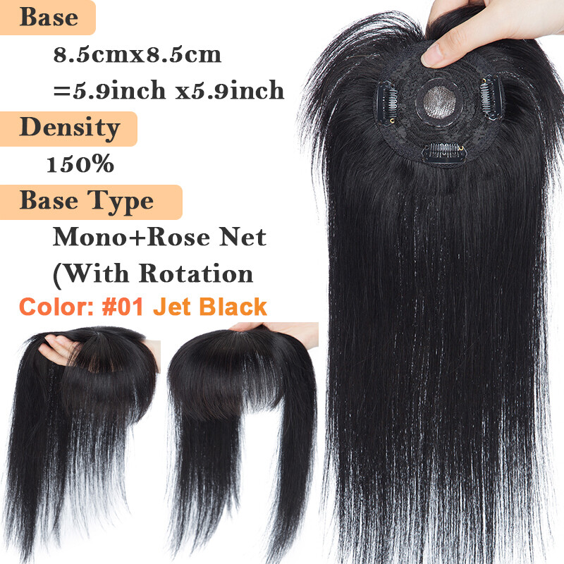 Topper 100% Human Hair Top Toupee Piece Clip in Hairpiece Indian Wig ...