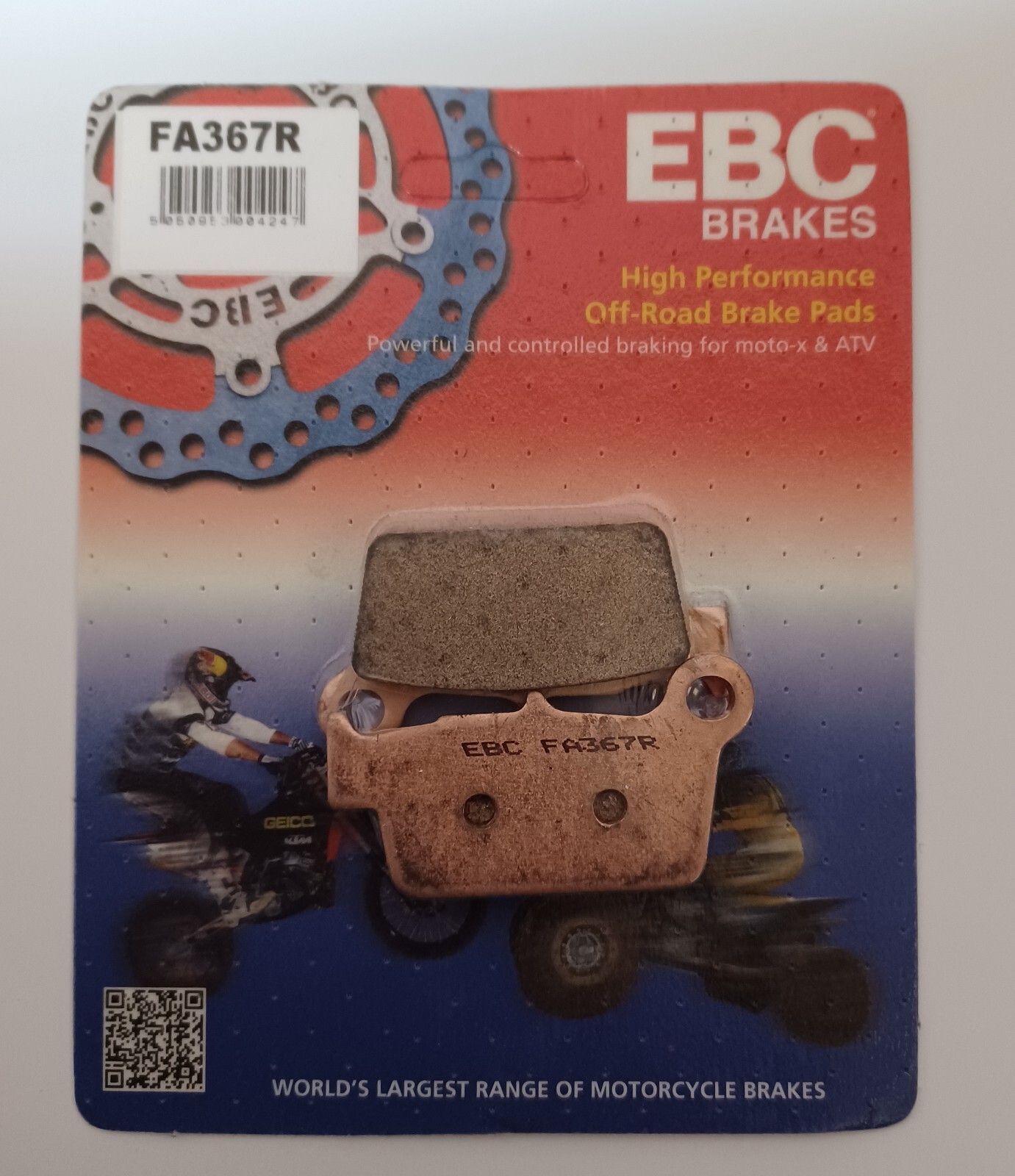 EBC Sintered REAR Disc Brake Pads (1 Set) YAMAHA YZ250F (2003 to 2020 ...