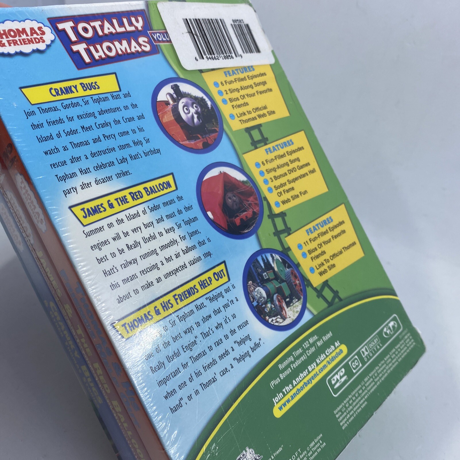 Thomas Friends - Totally Thomas - Vol. 3 (DVD, 2008, 3-Disc Set) for ...