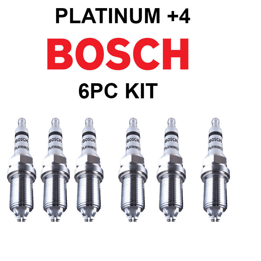 6PCS Spark Plug kit Bosch Platinum+4 High Power Spark, OE 12120037607 ...