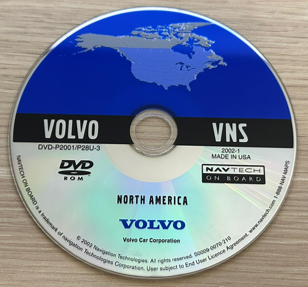 VOLVO GPS MAP NAVIGATION DVD DISC CD OEM PART DVD-P2001/P28U-3 | eBay