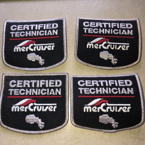 Mercruiser OEM Certified Mechanic Jacket Patch Lot Of 4 | eBay