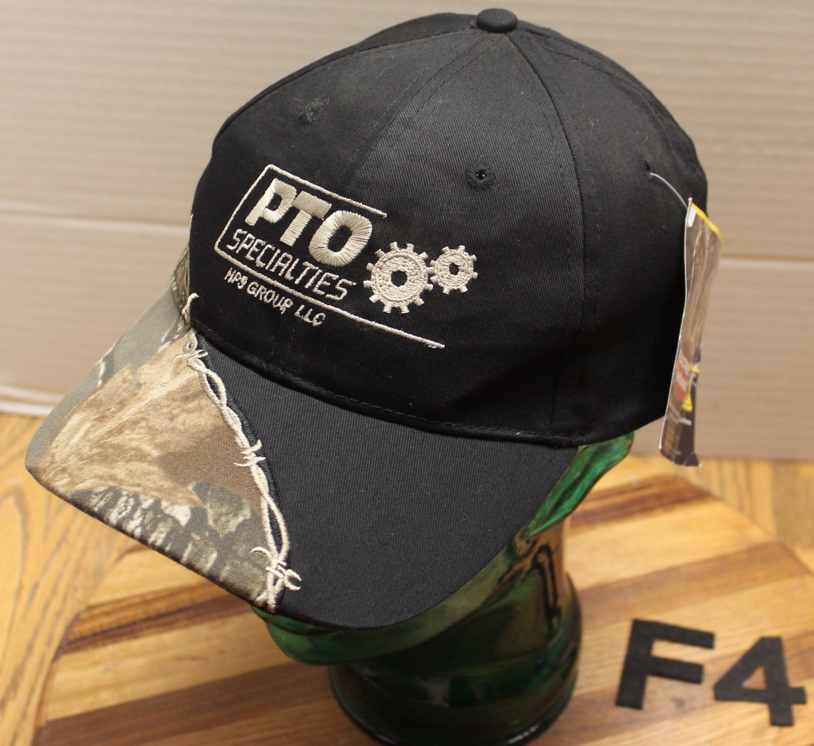 NWT PTO SPECIALTIES PORTLAND OREGON HAT BLACK/CAMO ADJUSTABLE F4 | eBay