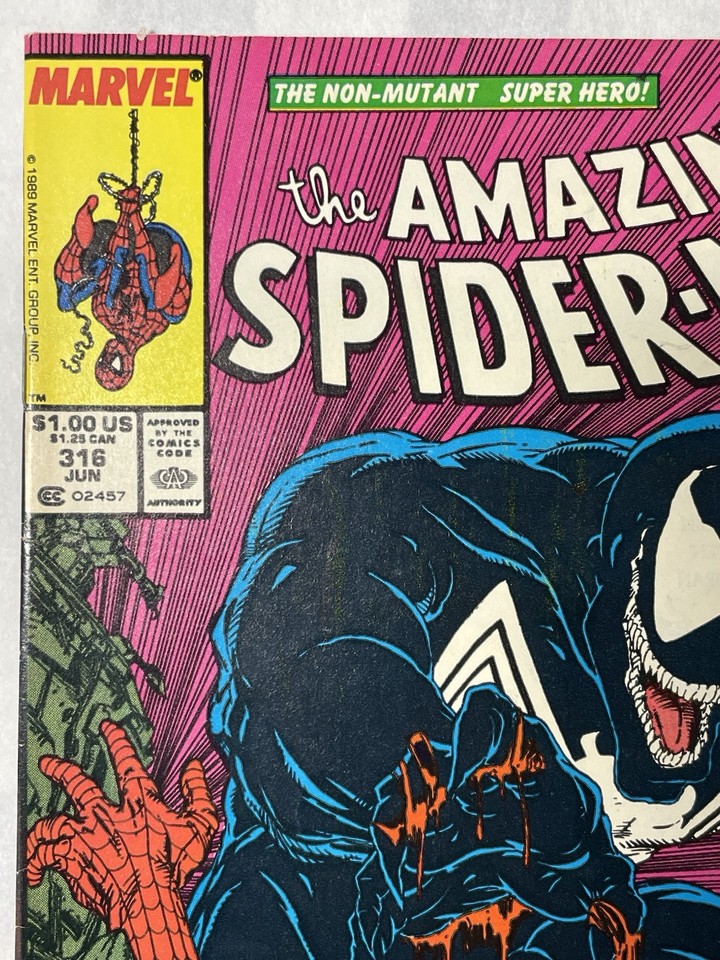 The Amazing Spider-Man #316 First Full Cover Appearance of Venom ...