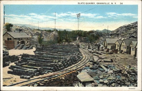 Granville NY New York Slate Quarry c1900-20s Vintage Postcard | eBay