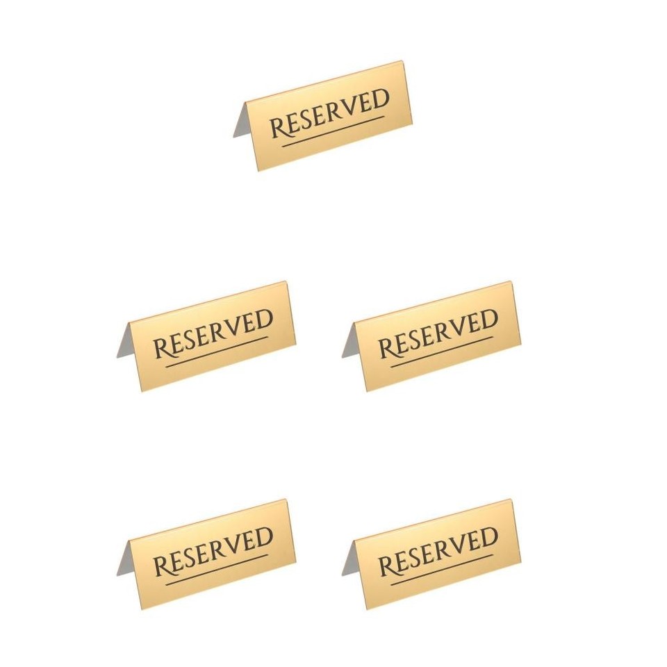 Reserved Table Sign Table Top Wedding Sign Guest Reservation Table Seat ...
