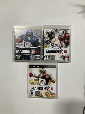 Lot Of 3 Madden 07 10 11 Sony PlayStation 3 Video Games NFL Players | eBay
