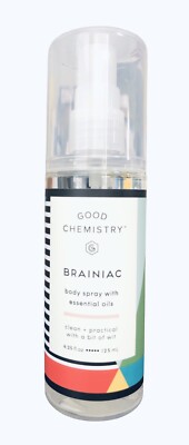(1) Good Chemistry Brainiac Body Spray With Essential Oils 4.25 Oz. | eBay