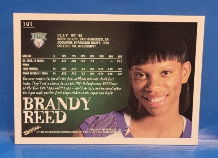 Brandy Reed R Lynx Fleer SkyBox International No 101 | eBay