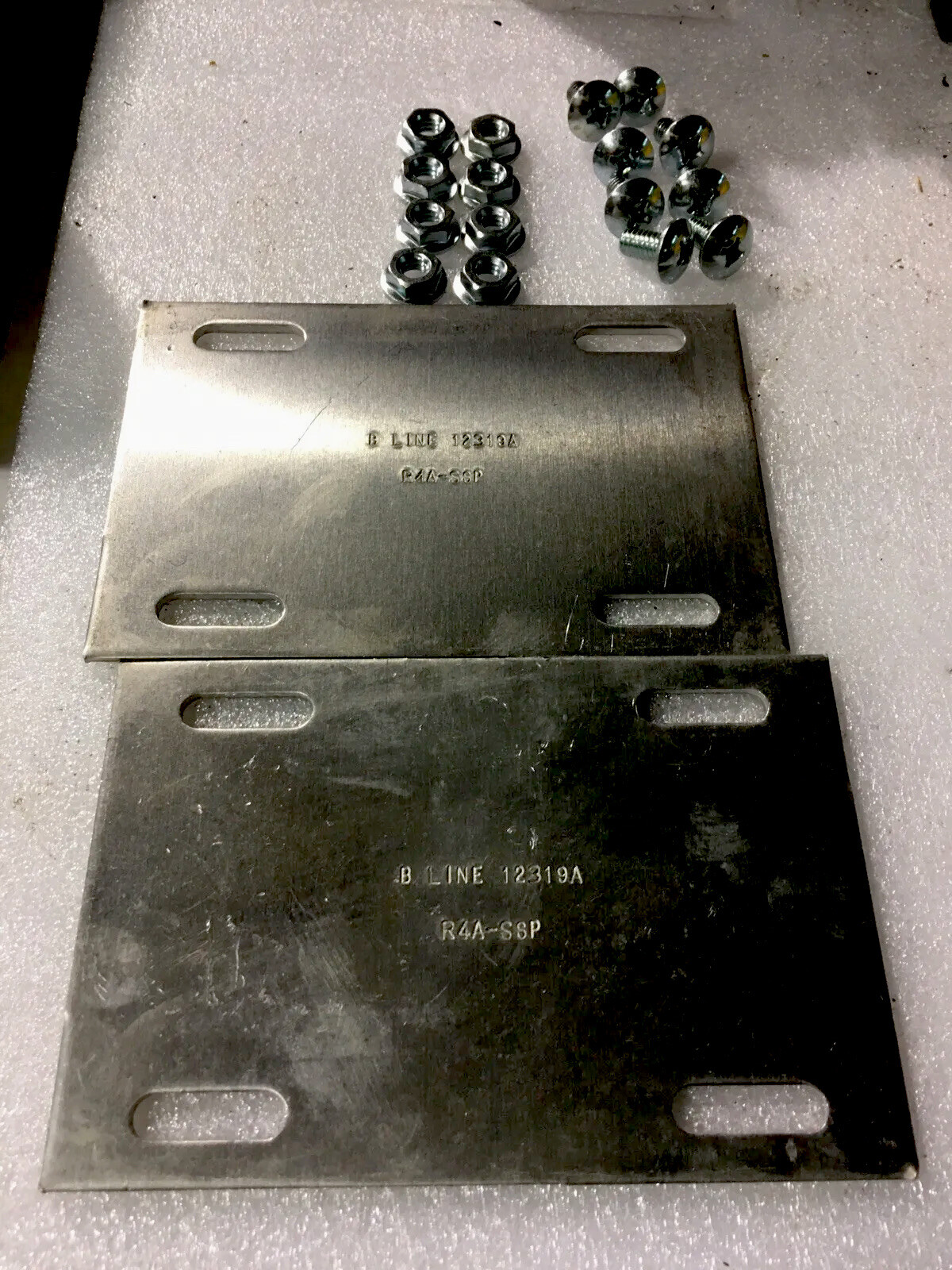 B-Line Eaton Cable Tray Fitting,Standard Splice Plate, 1/4 in Hardware ...