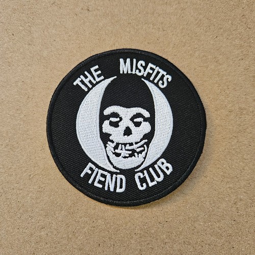 THE MISFITS FIEND CLUB Patch - Iron On - Sew - Horror Punk - Crimson ...