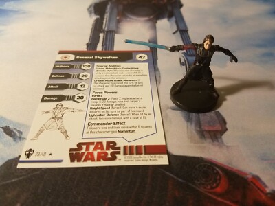 Star Wars Miniatures Galaxy at War 29 General Skywalker | eBay