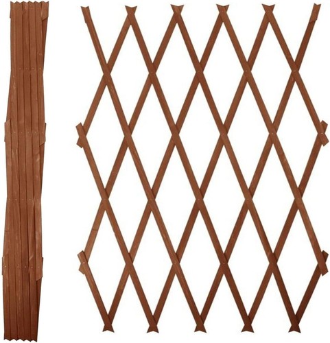 6ft Garden Expanding Trellis PVC Plastic Outdoor Plant Flower Support ...