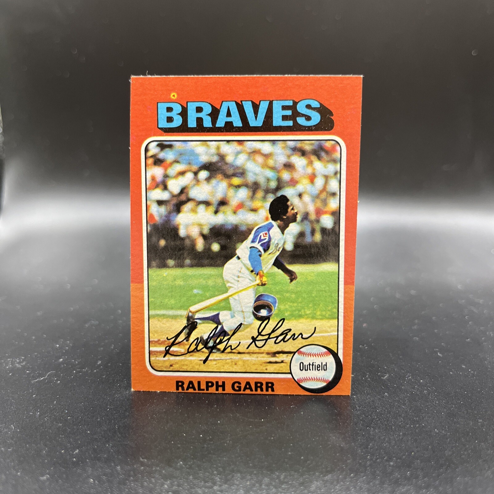 1975 Topps Mini Baseball Card #550 Ralph Garr Atlanta Braves | eBay