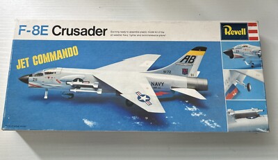 Vintage Revell F-8E Crusader Model Kit Scale 1:72 Jet Commando 1969 | eBay