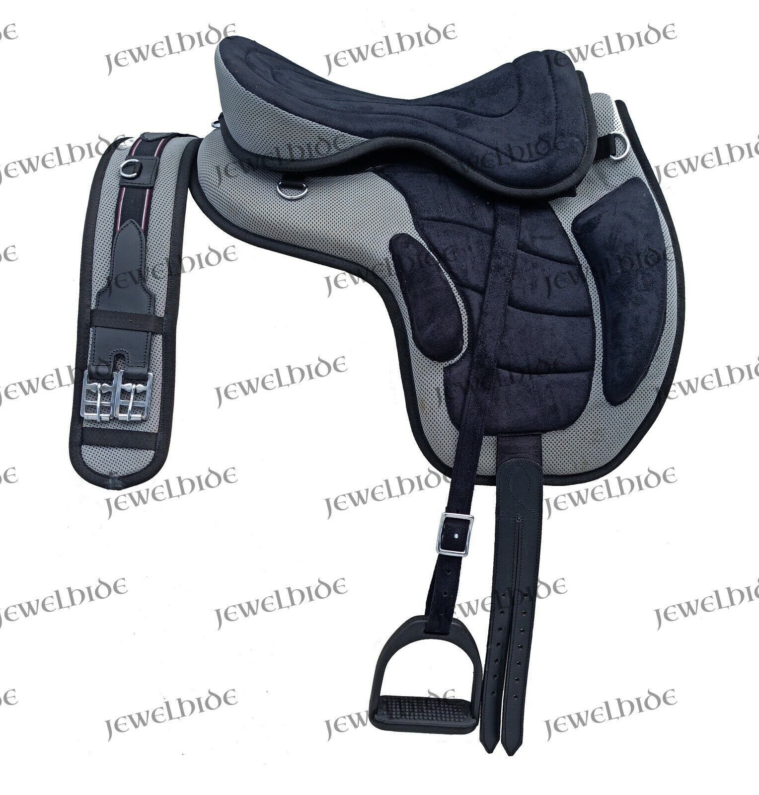 Treeless Synthetic English Freemax Horse Racing Saddle 14+ Colors in 10 ...