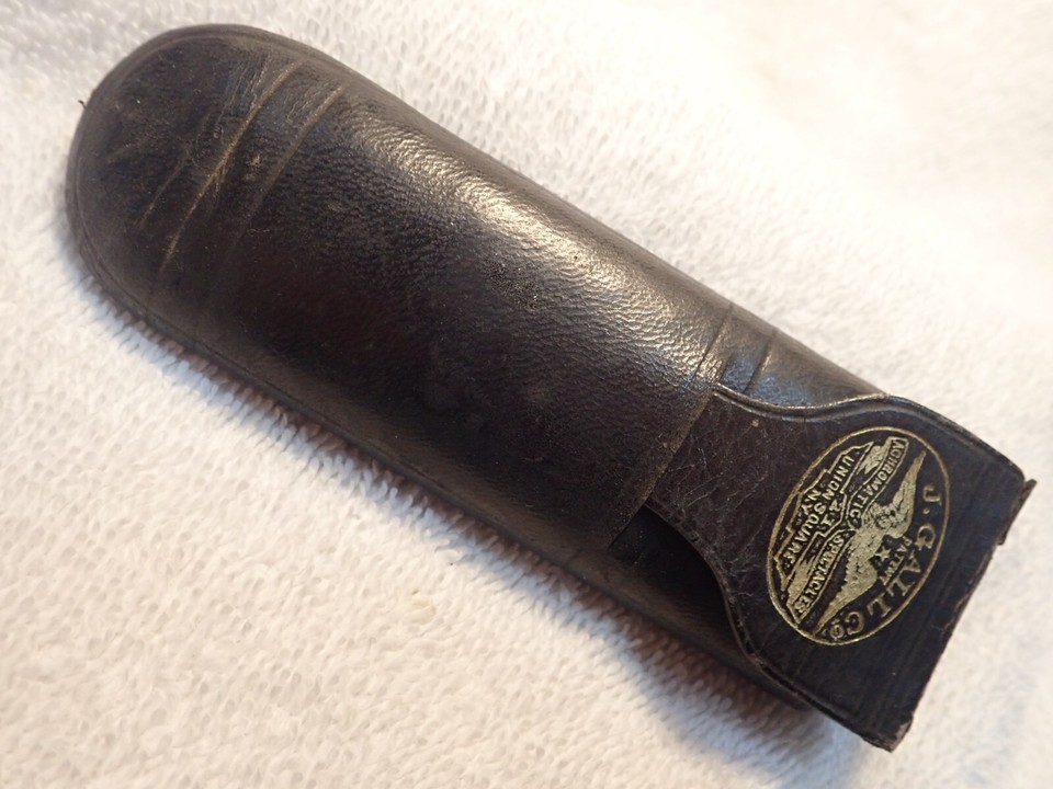 14K SOLID GOLD 1870'S OCTAGON GLASSES FRAME FROM JOSEPH GALLO IN A ...