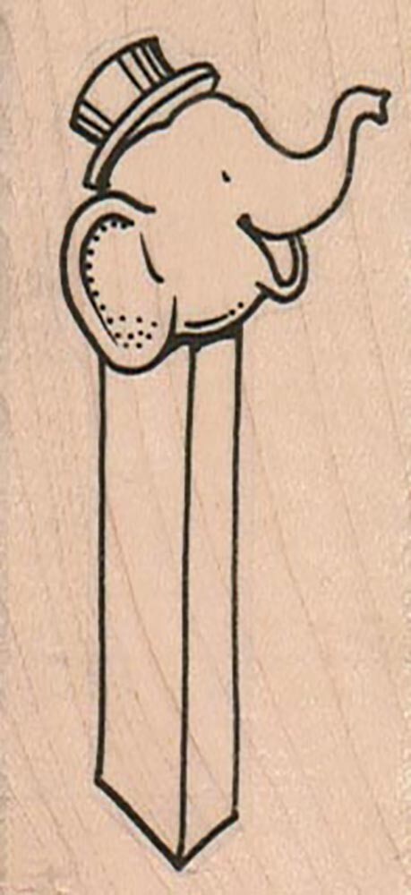 Mounted Rubber Stamp, Elephant Pez Dispenser, Retro Candy, Elephant Pez ...