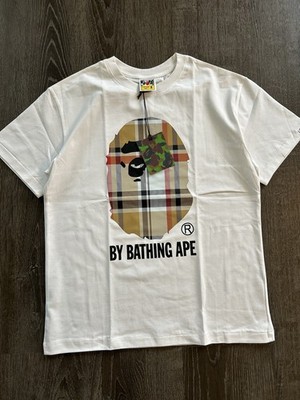 Bape x Burberry White T-Shirt Size Medium | eBay