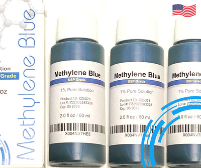 1% Magic Blue [3X] USP Pure Chemical Free Heavy Metal Formaldehyde 2 FL ...