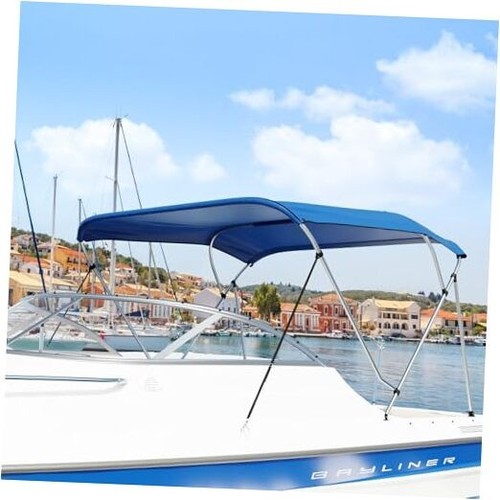 3 Bow / 4 Bow Bimini Top for Boat, 900D Sun Shade Boat Canopy ...
