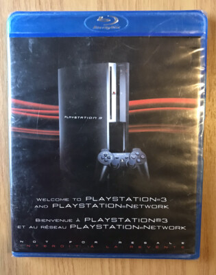 PS3 - Brand New - Welcome To PlayStation 3 PlayStation Network Blu-Ray ...