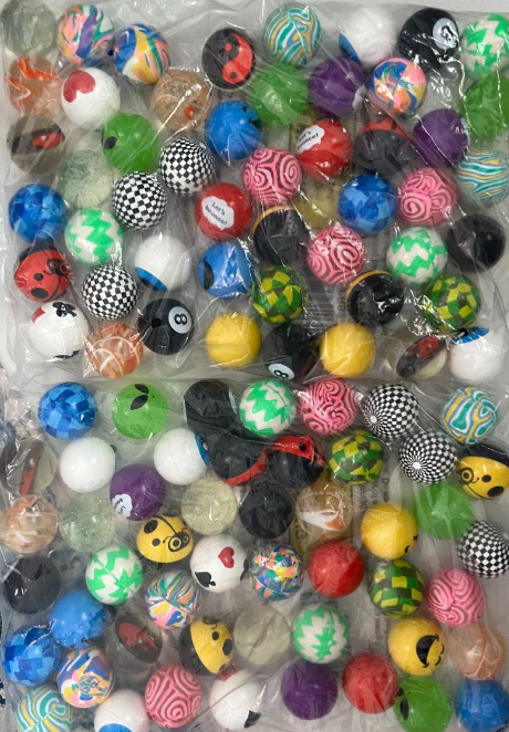 100 Super High Bounce Balls 45 mm Superballs Super Bouncy Balls 45mm ...
