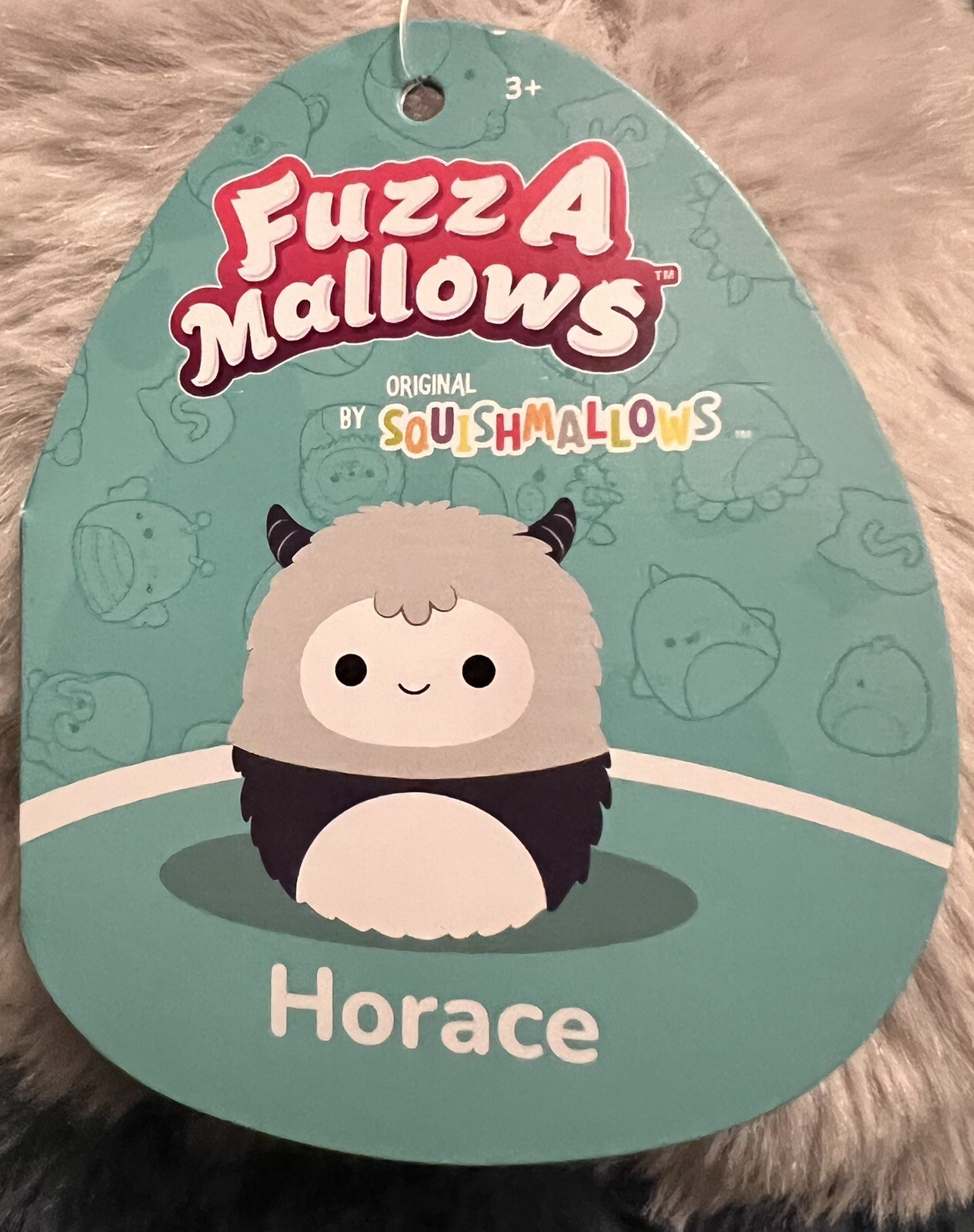 Squishmallow Fuzzamallow Horace The Yeti 12" PLUSH NWT New RELEASE! HTF ...