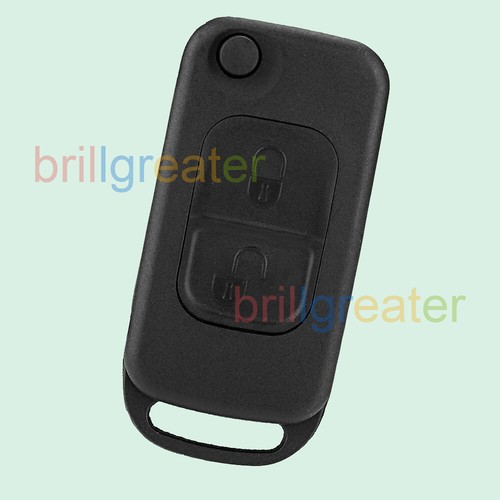 Replacement Key Remote Shell Case 2 Button Fob for Mercedes Benz ...
