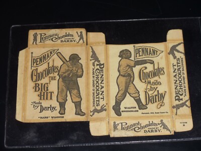 1910 Darby Chocolates Honus Wagner Walter Snodgrass Full Box Reprint ...