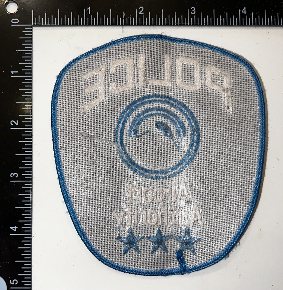 VINTAGE OBSOLETE Reno Nevada Airport Authority Police Patch | eBay