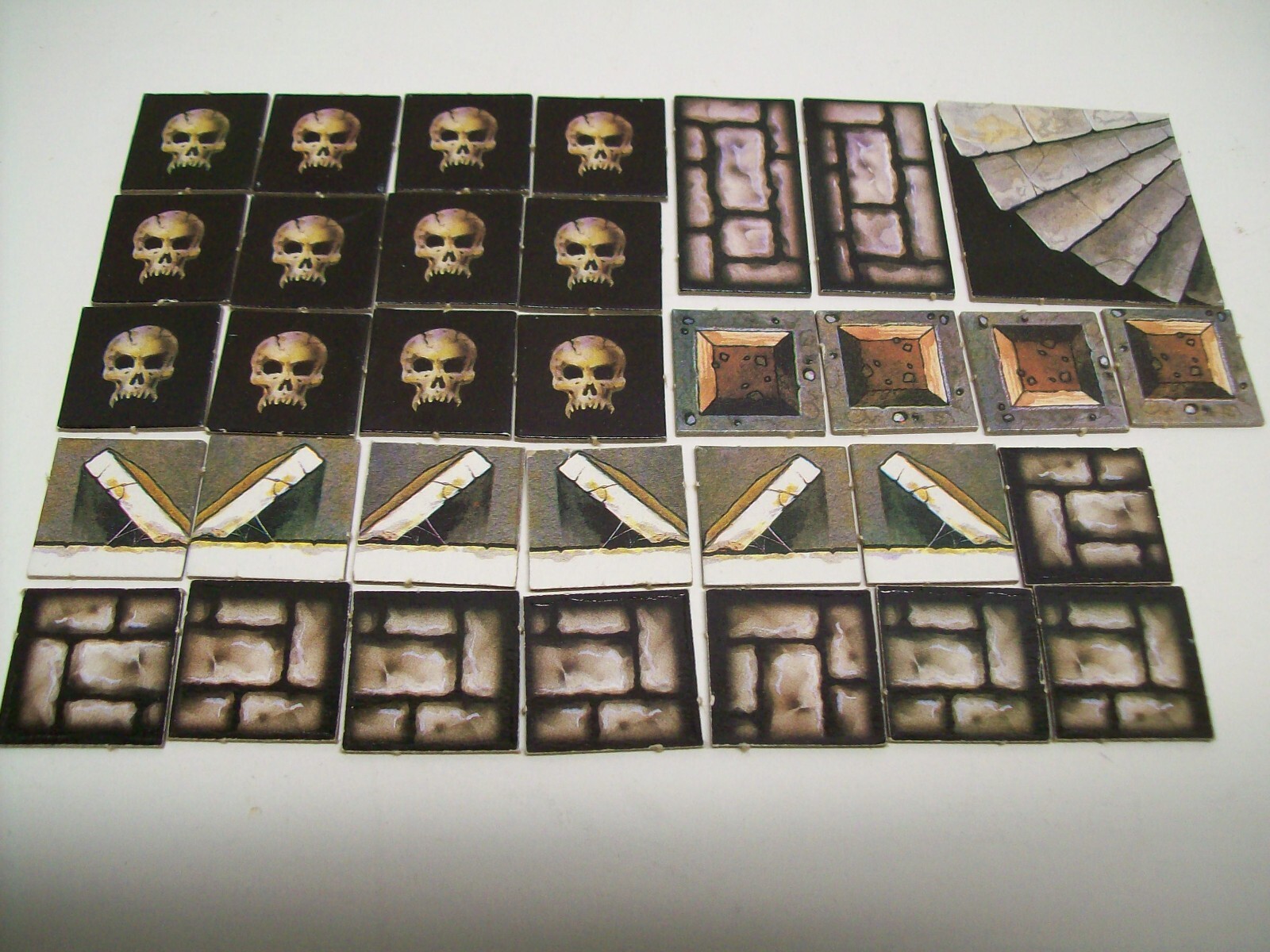 Hero Quest Board Game Complete Set of 33 Tiles | eBay