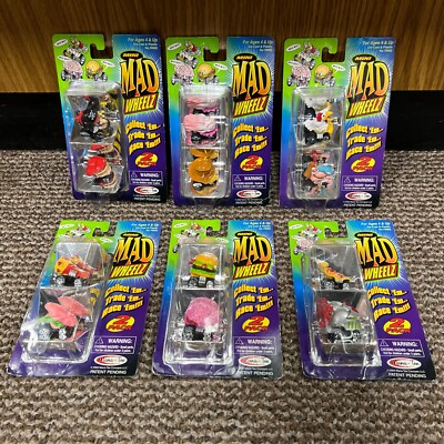 2003 Mana-Tee Mini Mad Wheelz Complete Series 1 Set Of 12 Cars Micro ...