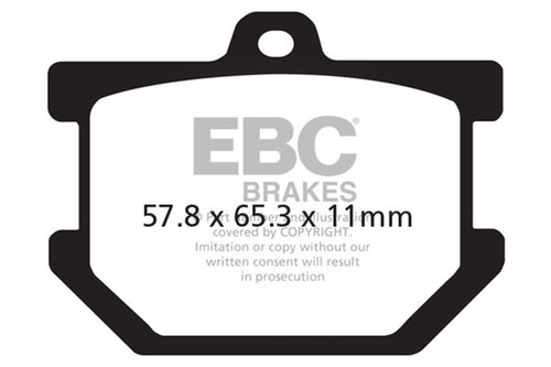 EBC Motorcycle Brakes FA34 Organic FA Series Pads 840655076247 | eBay