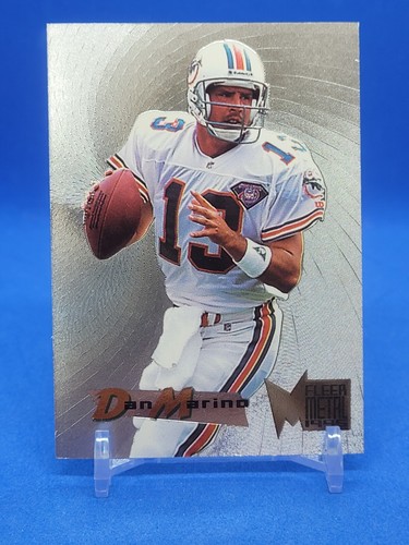 1995 Fleer Metal Silver Flasher Dan Marino #24 HOF | eBay