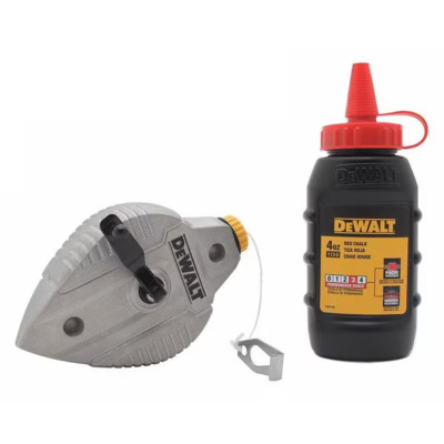 DeWALT Chalk Line Kit 100' Red Chalk DWHT47255 *** NEW / SEALED ...