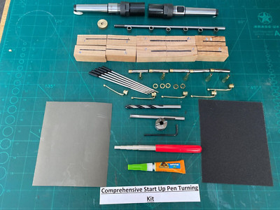 A Comprehensive Pen Turning Start Up Kit Including 3 Carbide Turning ...
